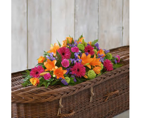 Vibrant Casket Spray